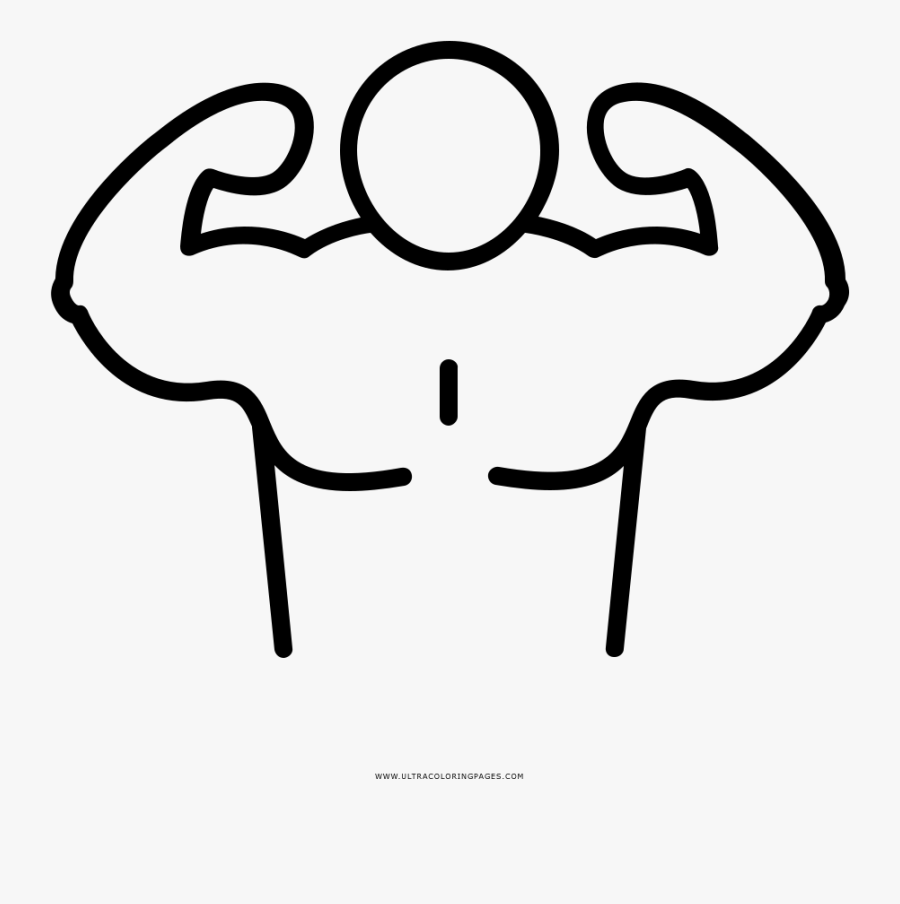 Bodybuilding Coloring Page , Free Transparent Clipart - ClipartKey