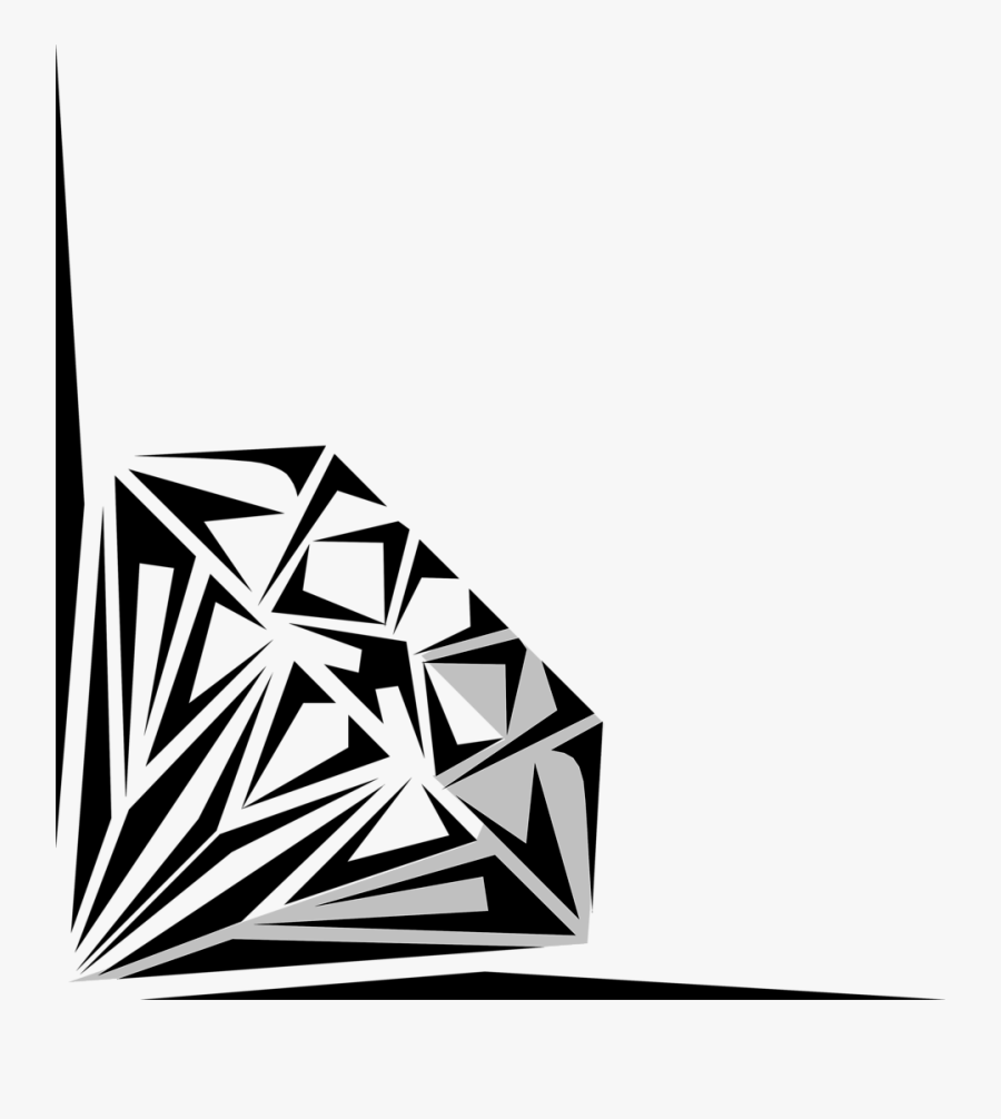 Clip Art Diamond Border Clip Art - Transparent Diamond Border Clipart ...