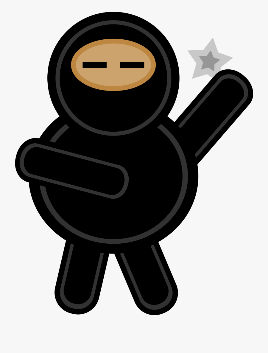 Ninja Clip Art - Cartoon Ninja Transparent Background , Free ...