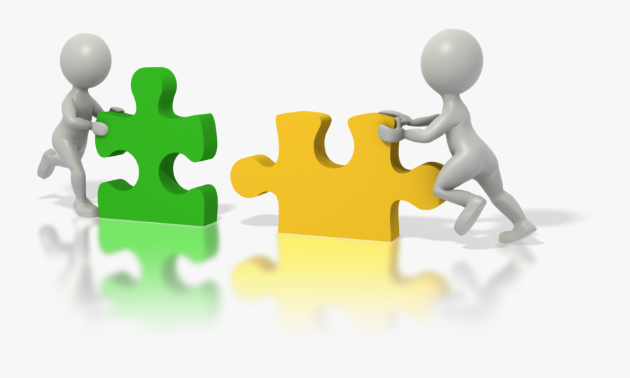 Puzzle Pieces Pictures - Two Teams Coming Together , Free Transparent ...
