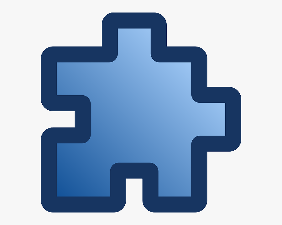 Free Vector Icon Puzzle Blue Clip Art - Jigsaw Puzzle , Free ...