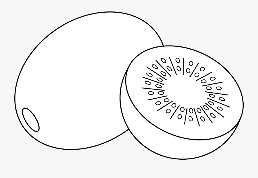 Kiwi Fruit Colorable Line Art Free Clip Clipart - Outline Of Kiwi Fruit ... Kiwi Fruit Colorable Line Art Free Clip Clipart - Outline Of Kiwi Fruit ...
