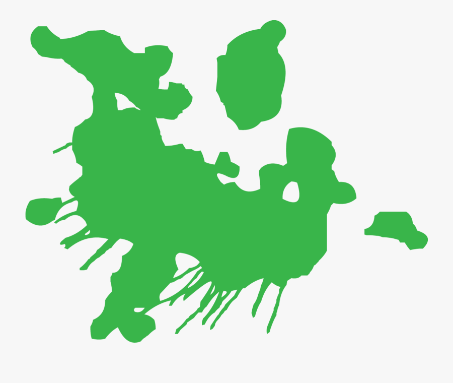 87 Paint Splash Vector Transparent Background - Green Paint Splatter ...