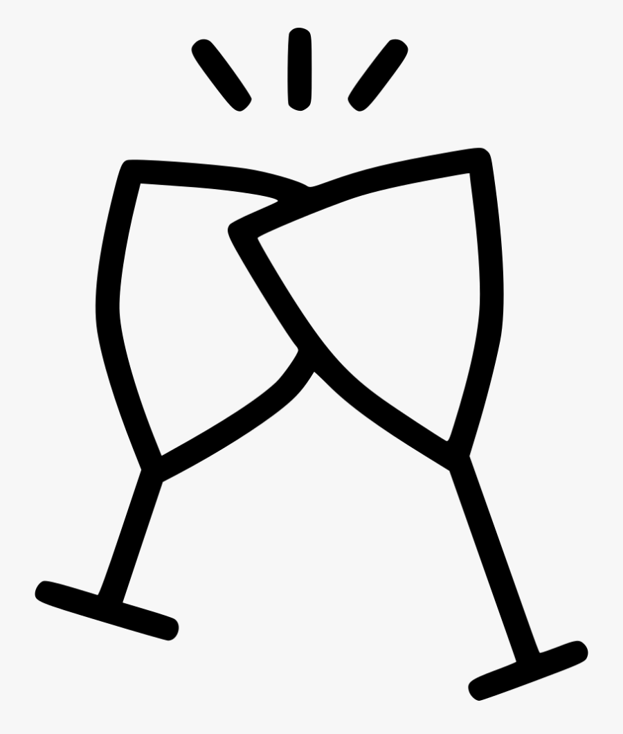 Cheers Wine Glass Celebrate Alcohol Svg Png Wine Glass Png Icon