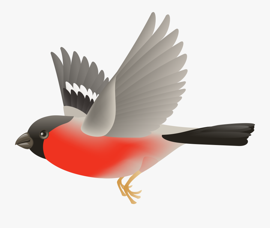 Red Flying Bird Transparent Clip Art Image , Free Transparent Clipart ...