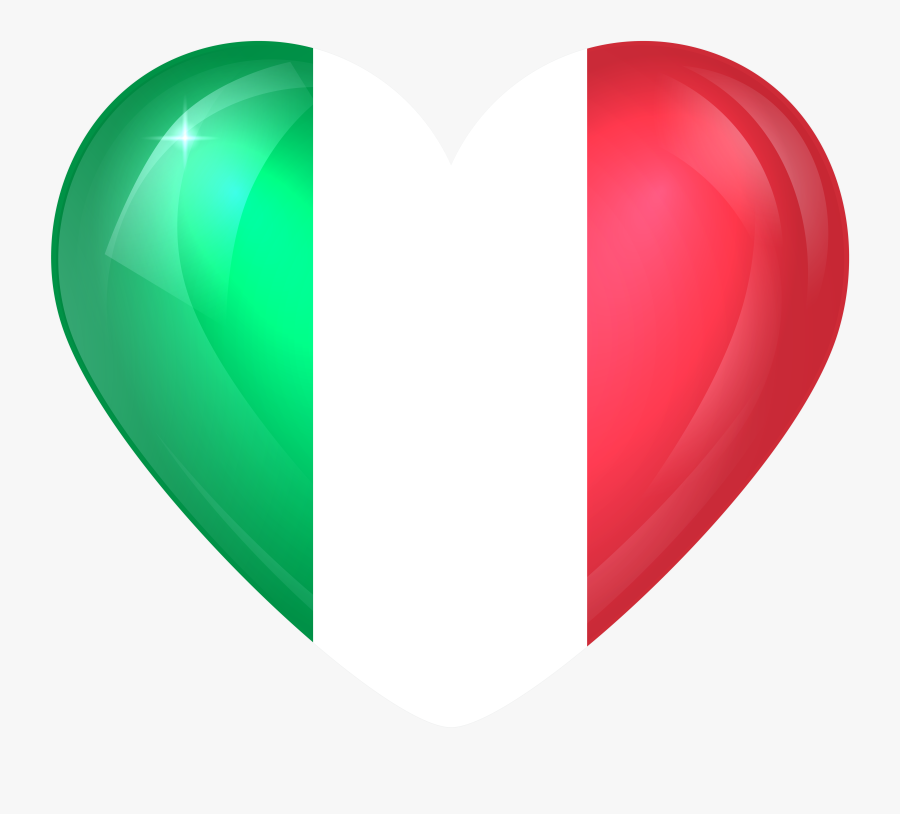 Free Png Download Italy Large Heart Flag Clipart Png - Heart , Free ...
