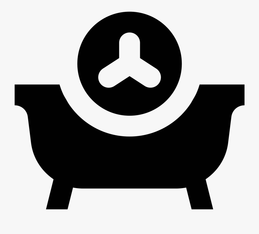 Bath Fan Icon - Sign , Free Transparent Clipart - ClipartKey