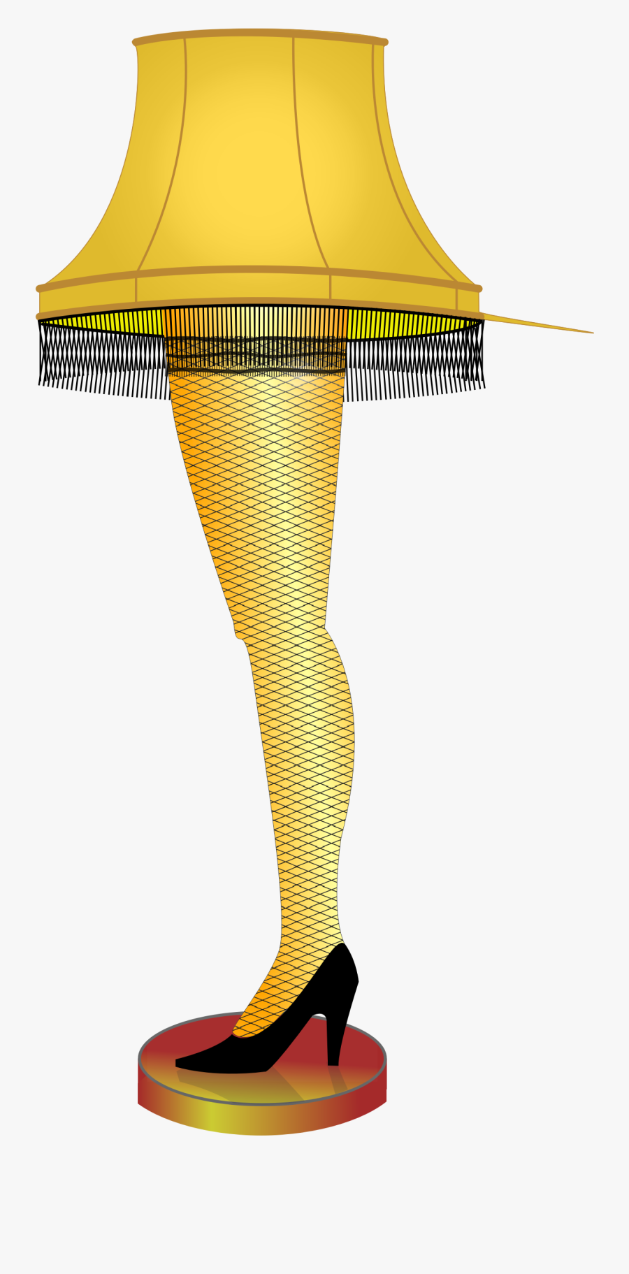 Free Clipart Leg Lamp A Major Award - Leg Lamp Christmas Story Png ...