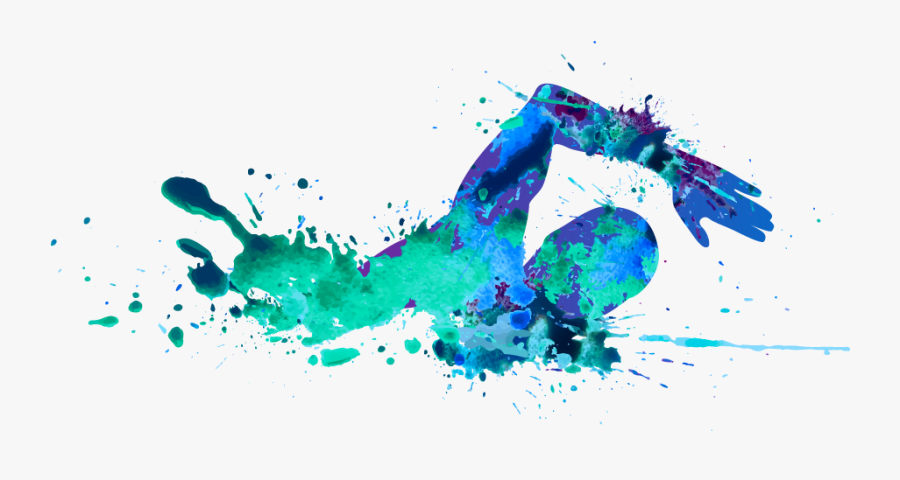 Swimming Man Clipart - Swimmer Vector , Free Transparent Clipart ...