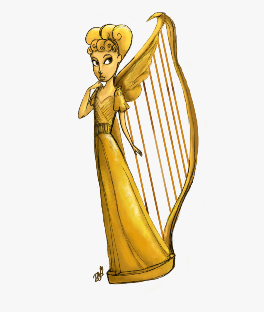 Harp Clipart Yellow - Singing Harp Png , Free Transparent Clipart ...