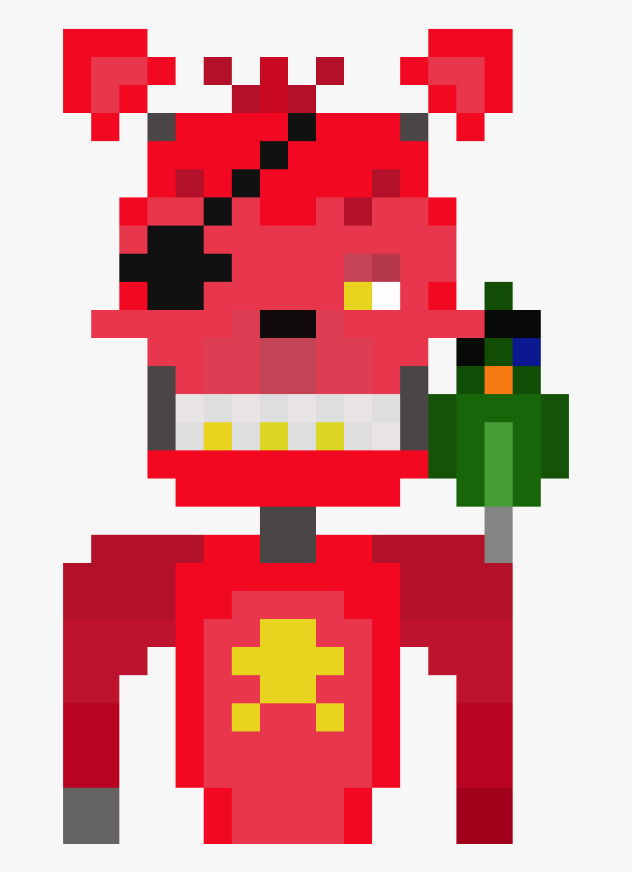 My Rockstar Foxy Bizarre - Skin Minecraft , Free Transparent Clipart ...