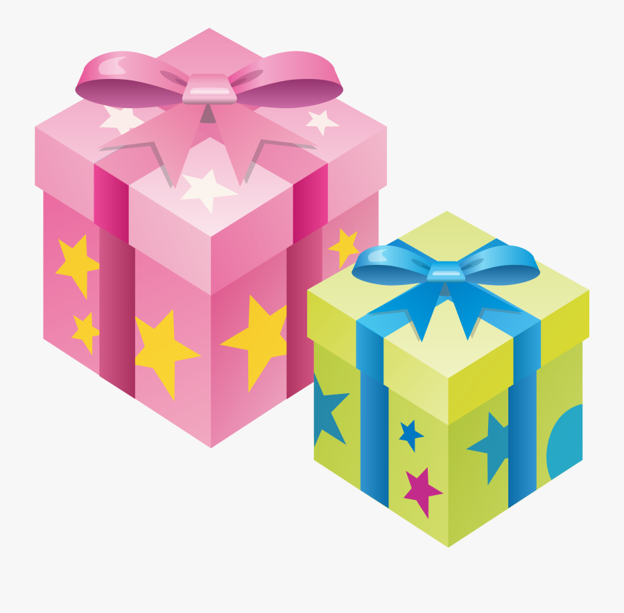 Clip Art Cute Box Set Top - Gift Box Vector , Free Transparent Clipart ...