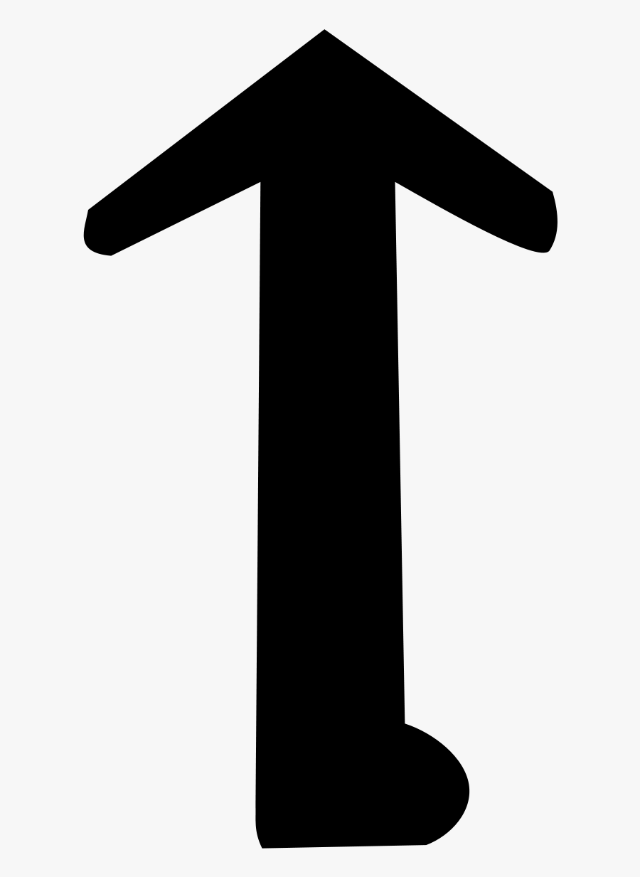 Gothic Cross Clip Art - Long Arrow Up Png , Free Transparent Clipart ...