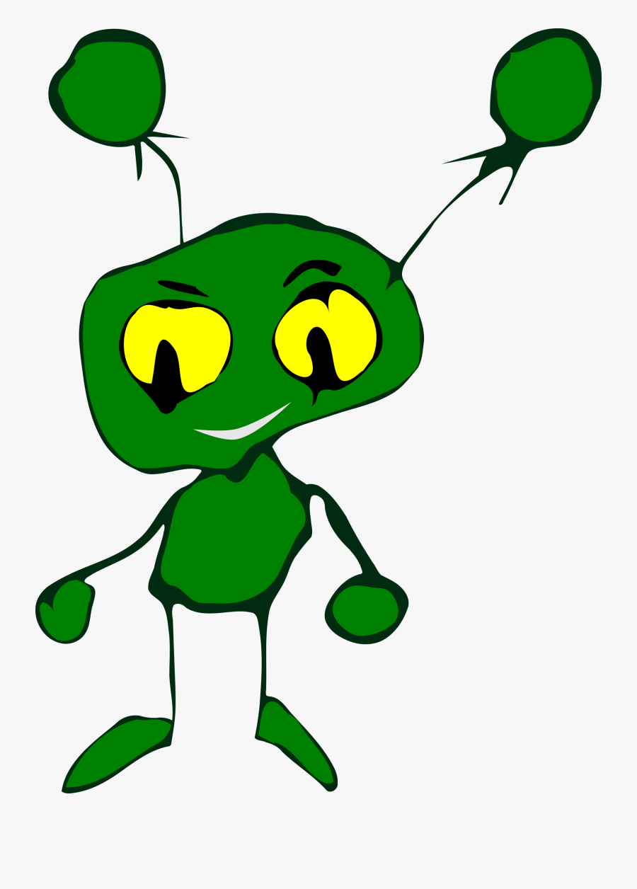 Green Little Creature - Green Creatures Cartoons , Free Transparent ...