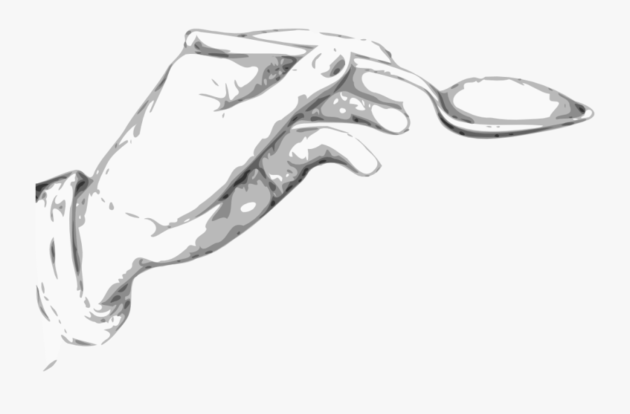 Hand Holding A Spoon - Hand With Spoon Png , Free Transparent Clipart ...