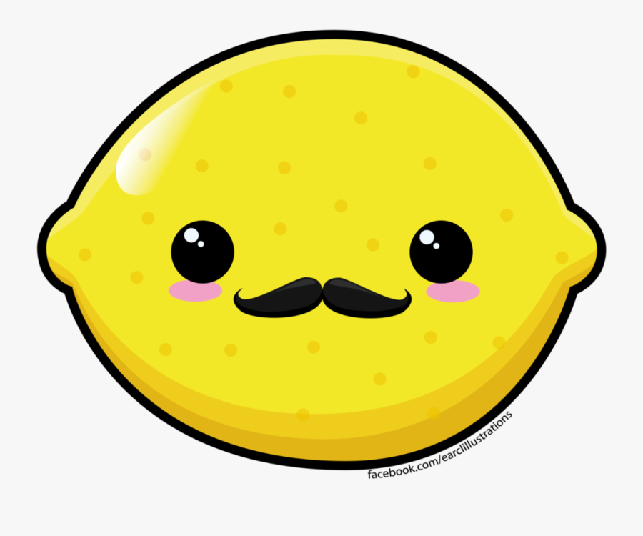 Transparent Smart Cookie Clipart - Lemon With A Mustache , Free ...