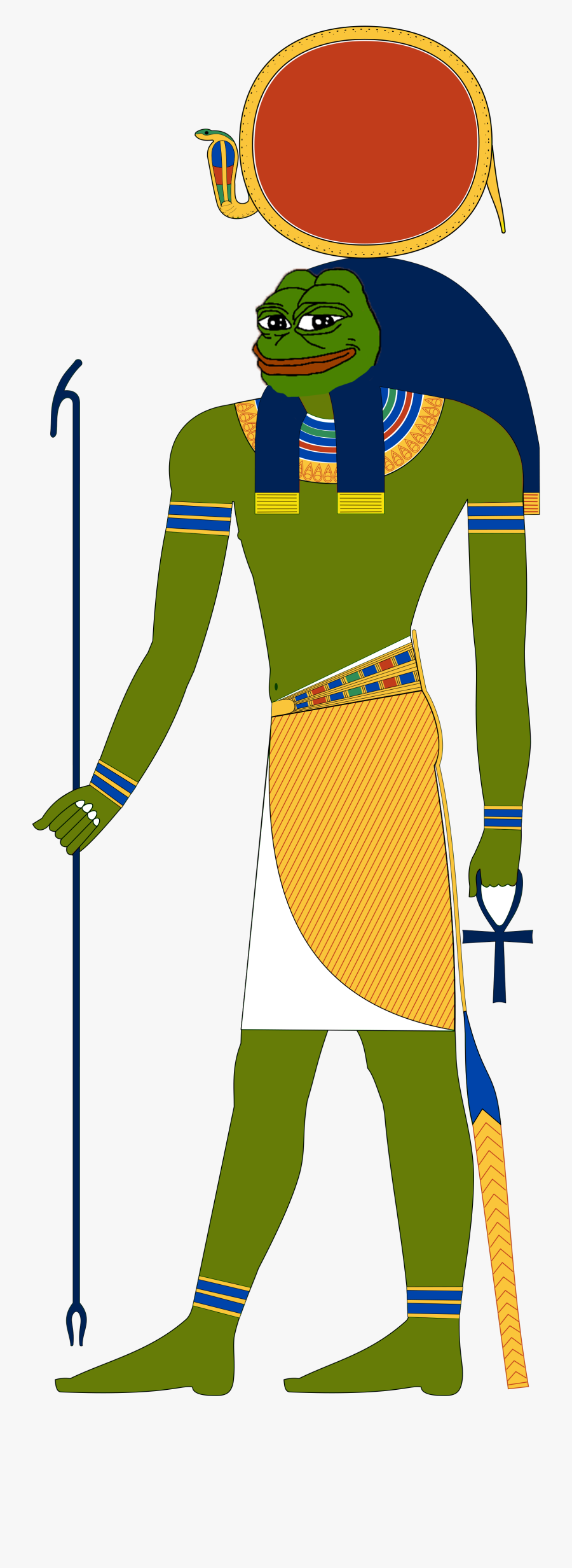 Kek Wills It - Osiris Egyptian God , Free Transparent Clipart - ClipartKey