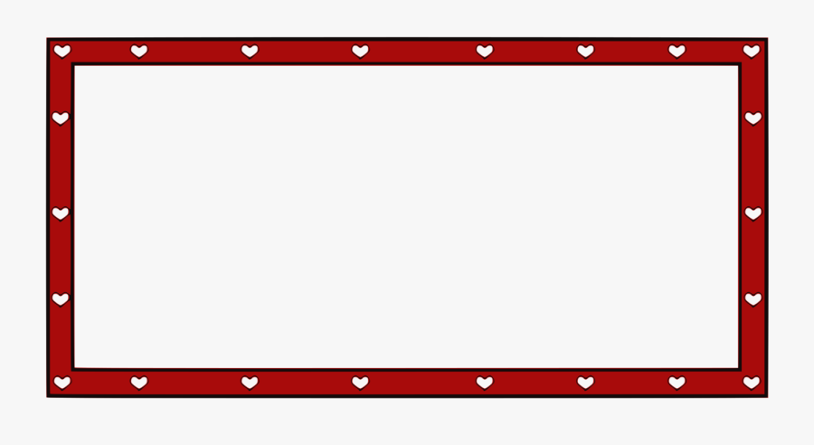 Border Hearts - Heart Rectangle Border , Free Transparent Clipart ...