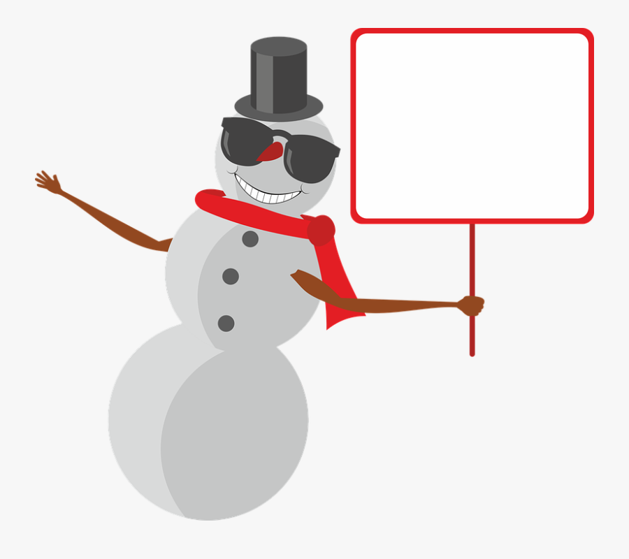 Snowman, Snow, Winter, Christmas, Cylinder, Hat, Scarf - Gangsta ...