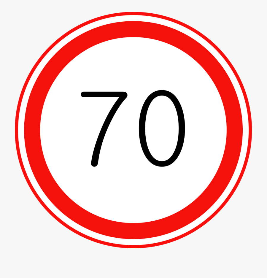 Transparent Speed Limit Sign Png , Free Transparent Clipart - ClipartKey