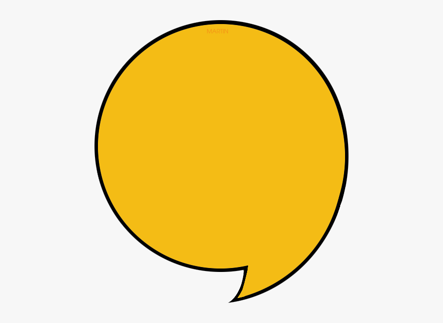 Yellow Comma - Circle , Free Transparent Clipart - ClipartKey