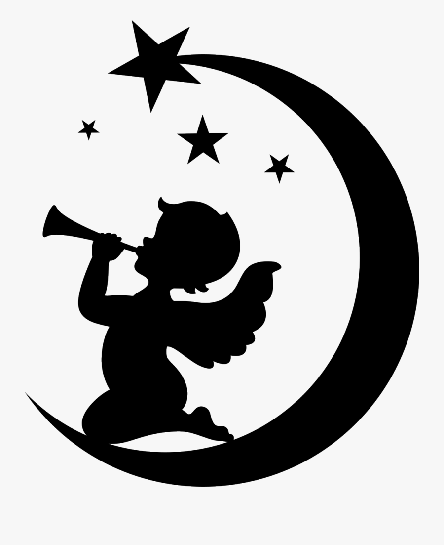 Transparent Tinkerbell Silhouette Png - Lune Ange Dessin , Free ...