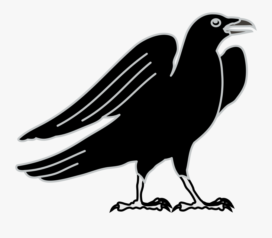 Transparent Clipart Of Crows - Heraldry Crow , Free Transparent Clipart ...