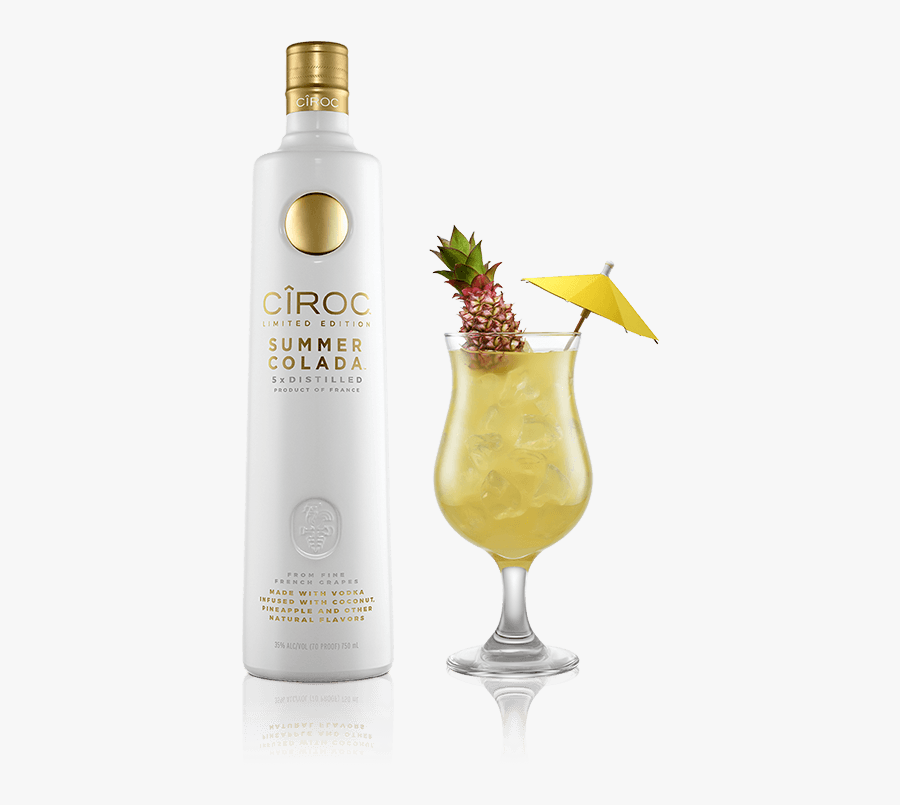 Ciroc Summer Colada Cocktails , Free Transparent Clipart - ClipartKey