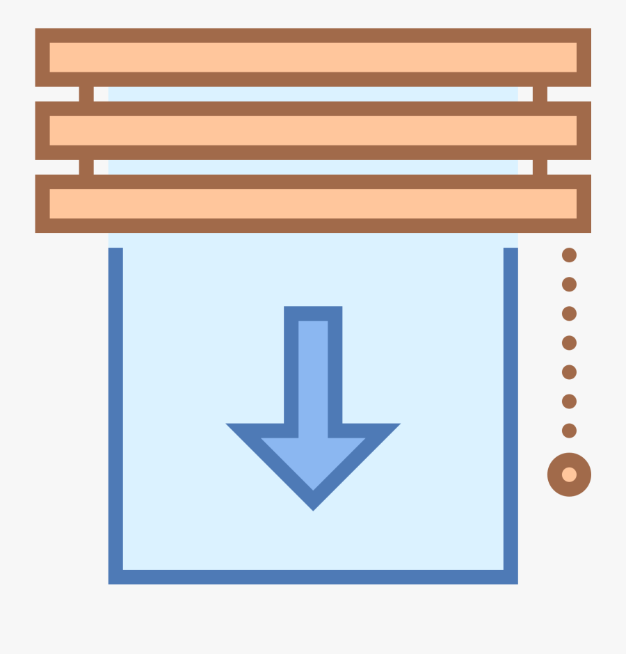 Blind Down Icon - Close The Blinds Clipart , Free Transparent Clipart ...