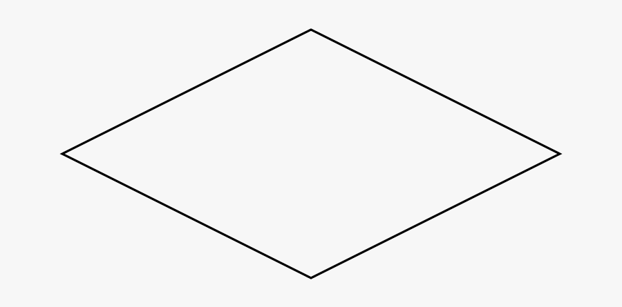 Rhombus Shape Diamond Coloring Book Clip Art - Diamond Shape Png , Free ...