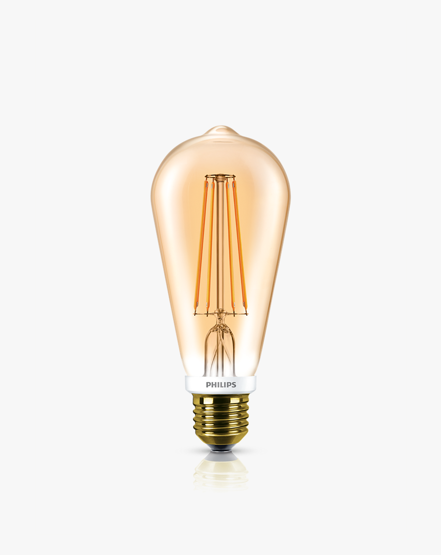 Clip Art Premium Led Vintage Filament - Philips Filament Led Bulbs ...