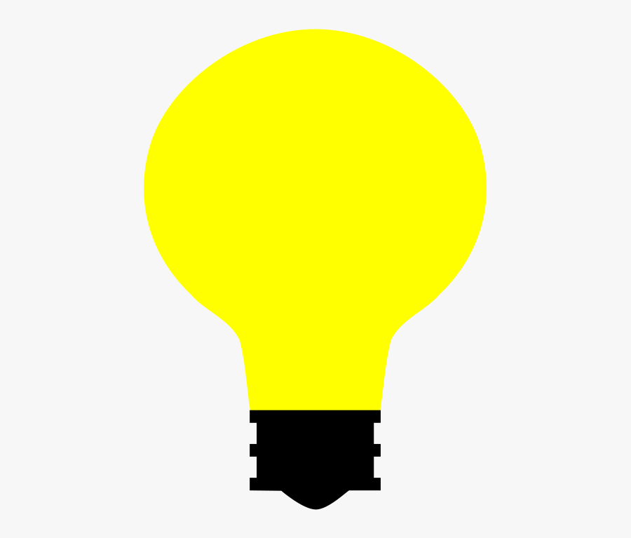 Simple Light Bulb - Illustration , Free Transparent Clipart - ClipartKey