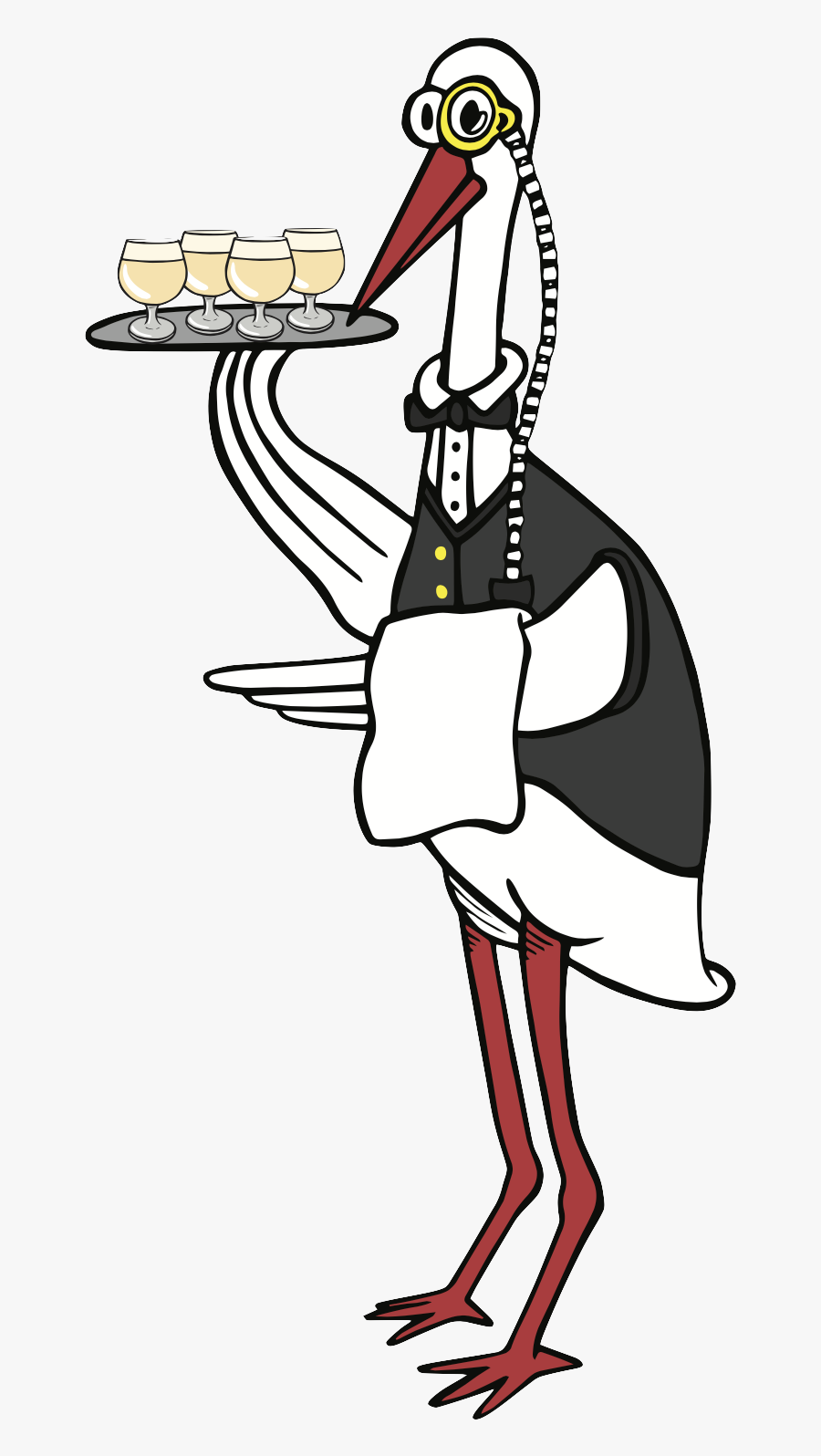 Butler Cliparts Bird - Cartoon , Free Transparent Clipart - ClipartKey