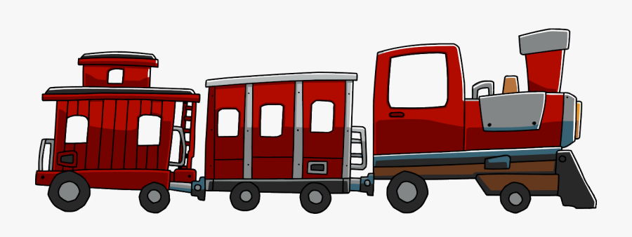 Clipart Train Train Car - Red Train Cartoon Png , Free Transparent ...