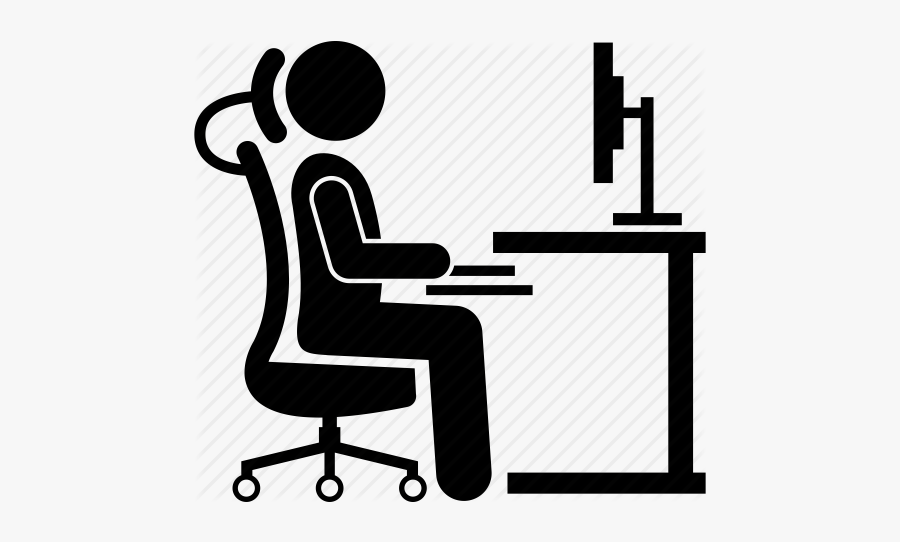 Computer Workstation Ergonomics - Work Station Icon Png , Free ...