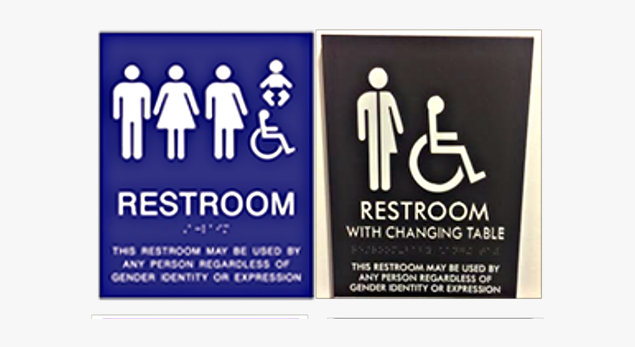 Any Gender Restroom Signs , Free Transparent Clipart - ClipartKey