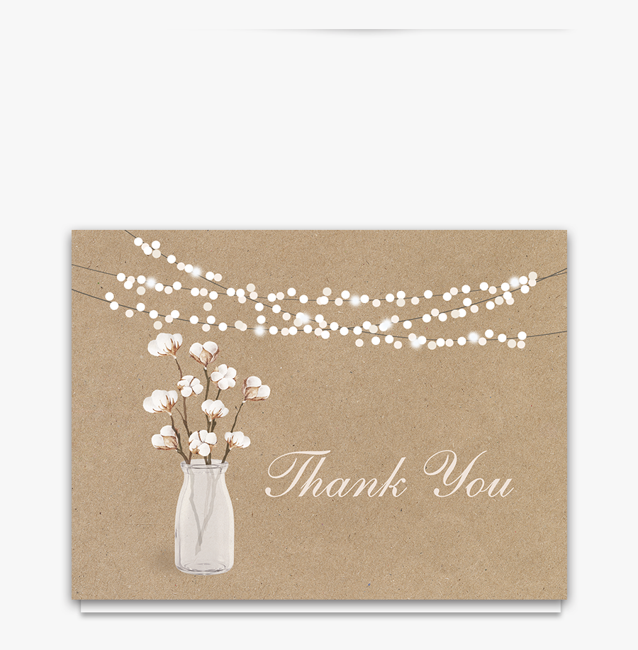 Clip Art Rustic Thank You Cards - Thank You , Free Transparent Clipart ...