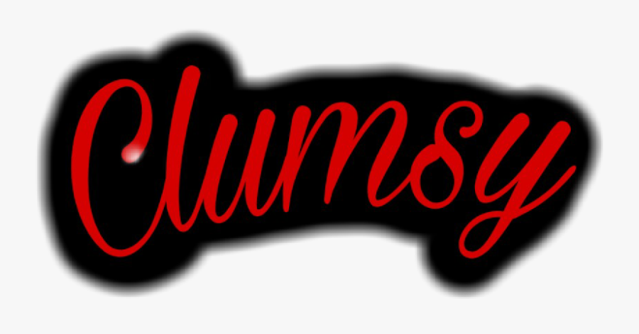 Clumsy Freetoedit - Calligraphy , Free Transparent Clipart - ClipartKey