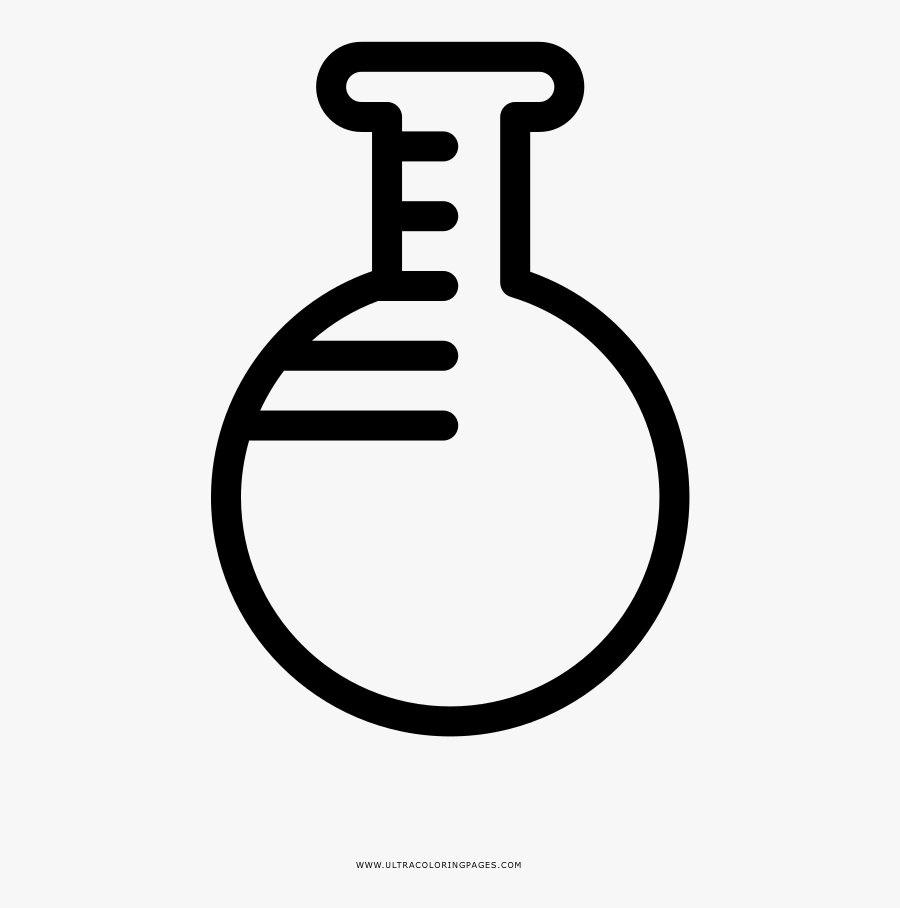 Flask Coloring Page , Free Transparent Clipart - ClipartKey