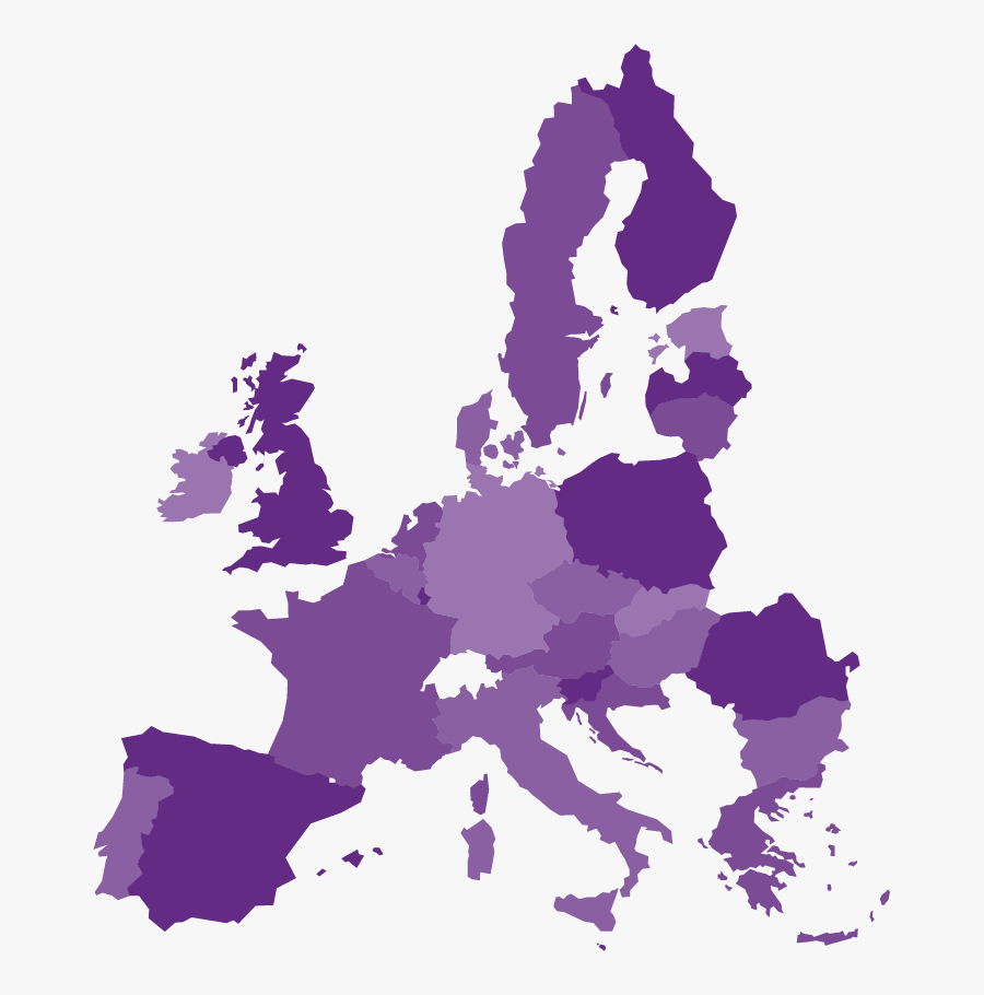 European Union Map Blue , Free Transparent Clipart - ClipartKey