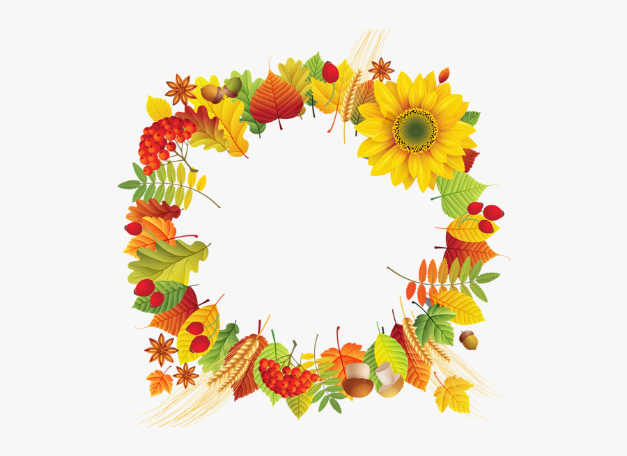 Transparent Fall Page Border , Free Transparent Clipart - ClipartKey