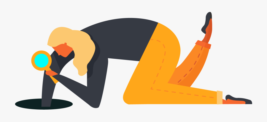 Illustrations Of People Searching , Free Transparent Clipart - ClipartKey