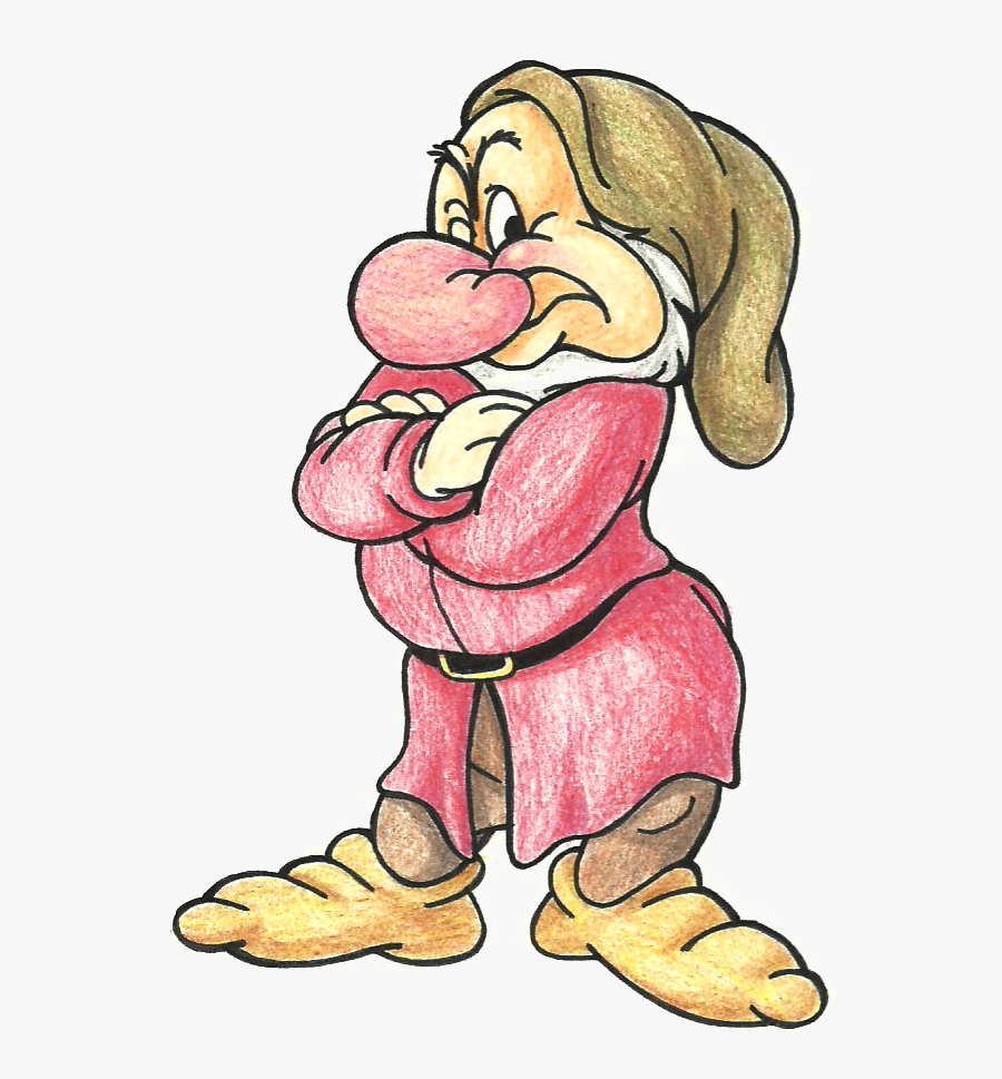 Grumpy Snow White Dwarf Download Png - Drawings Of The Seven Dwarfs ...