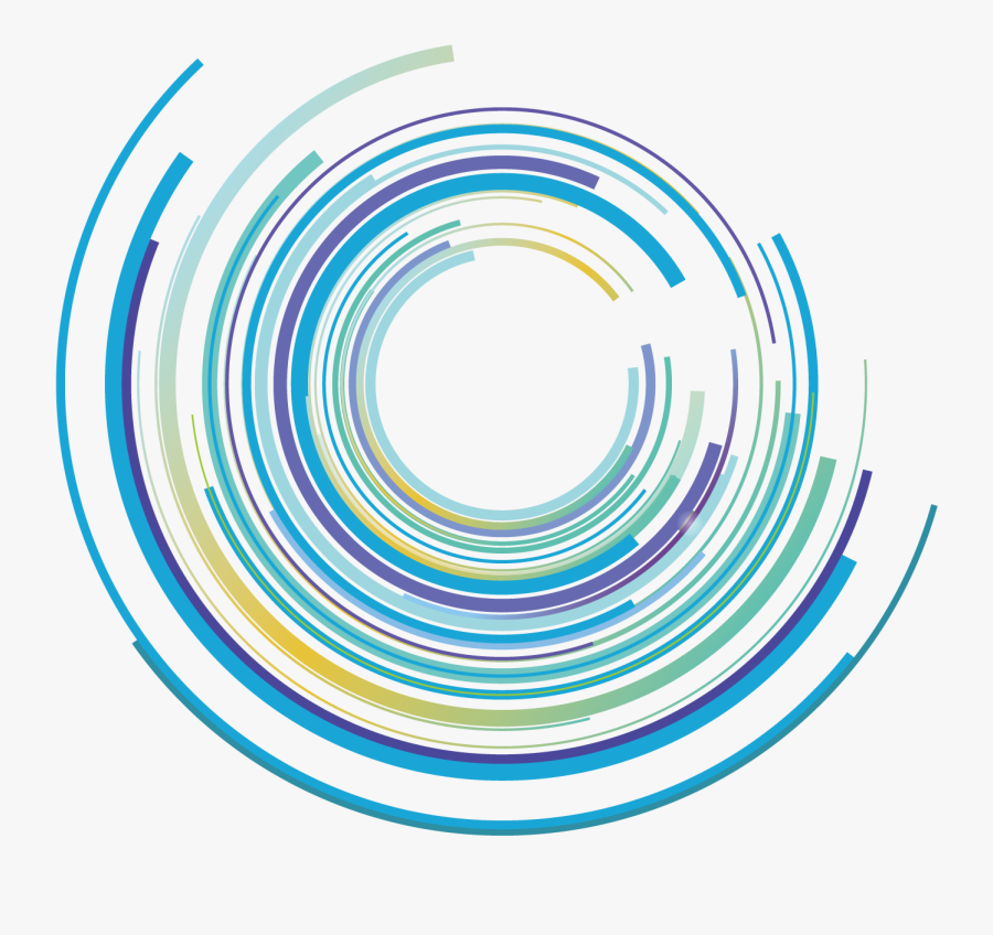 Fashion Color Computer Green File Technology Round - Pattern Circle ...