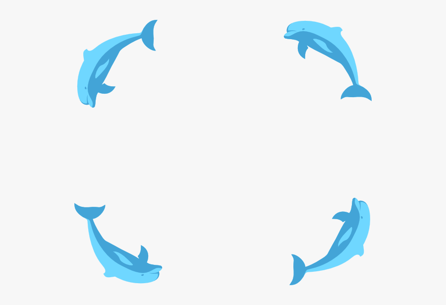 Dolphin Border , Free Transparent Clipart - ClipartKey