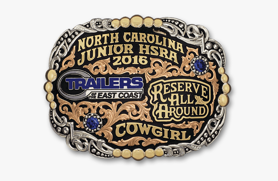 Custom Trophy Award Artisan Buckle For Ncjhsra Reserve - Trophy Belt ...