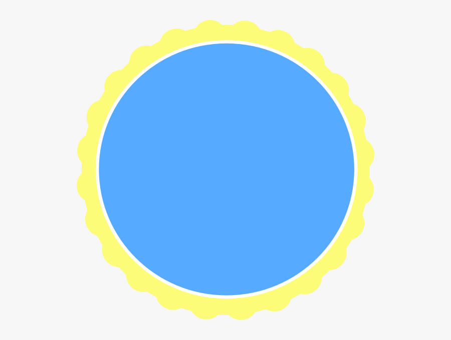 Blue And Yellow Circle Border , Free Transparent Clipart - ClipartKey