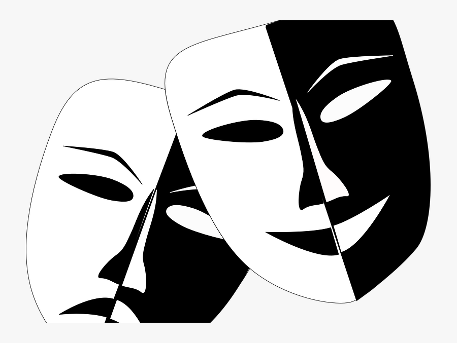 Positive And Negative Masks , Free Transparent Clipart - ClipartKey