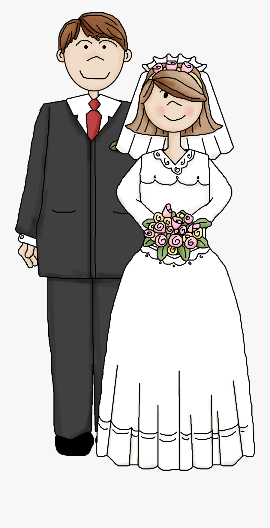 Bride And Groom Clip Art , Free Transparent Clipart - ClipartKey