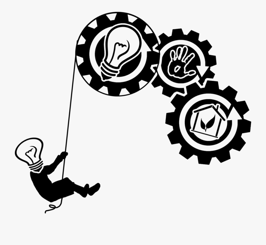 Creativity Black And White , Free Transparent Clipart - ClipartKey